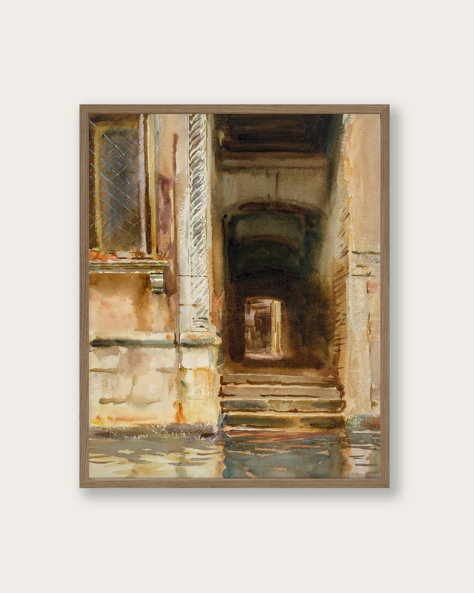 Venetian Passageway Art Print